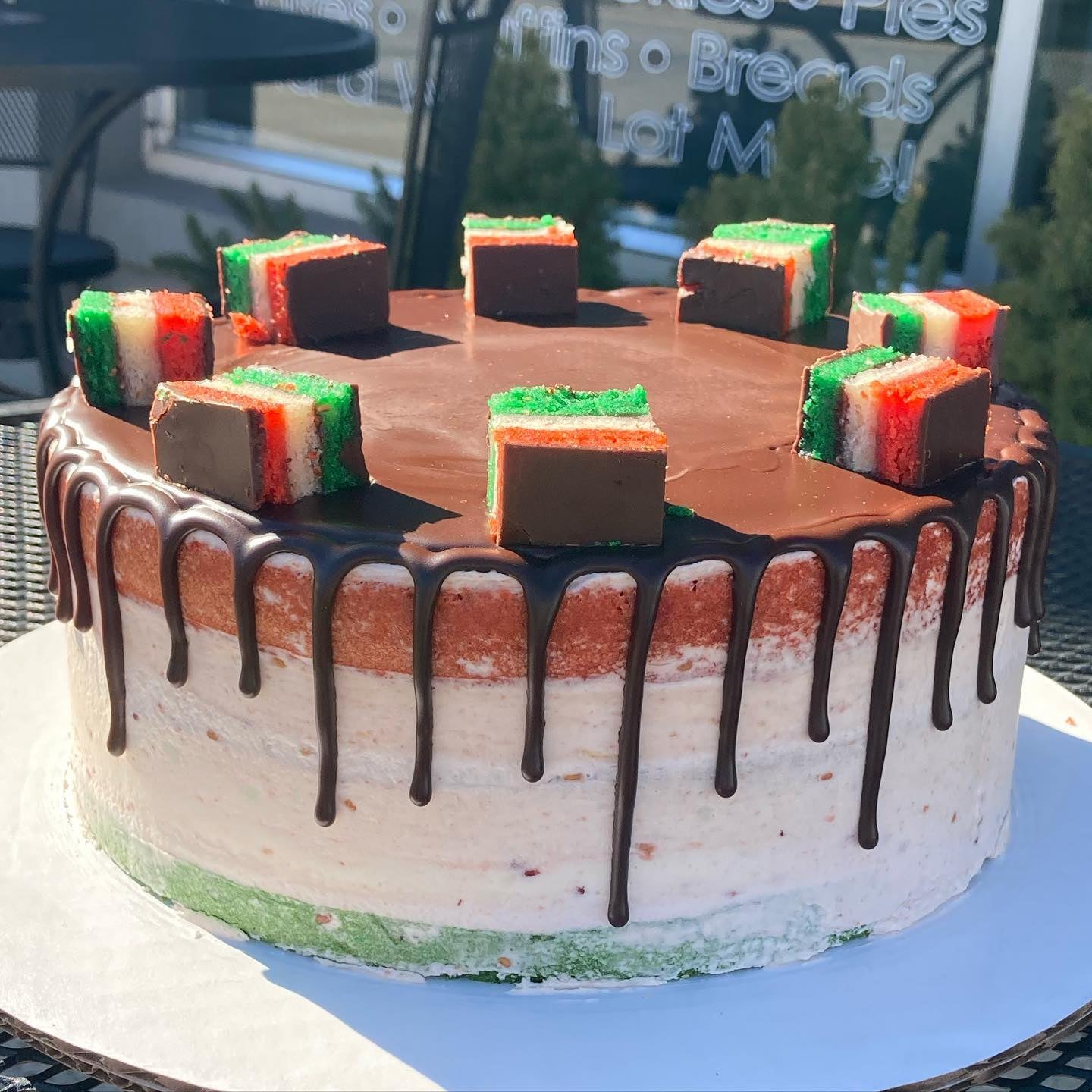 Minecraft Cookie Cake